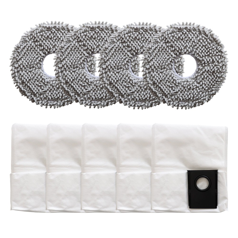 Vacuum Cleaner Replacement Mop Cloth and Dust Bags for Eureka J15 For ...
