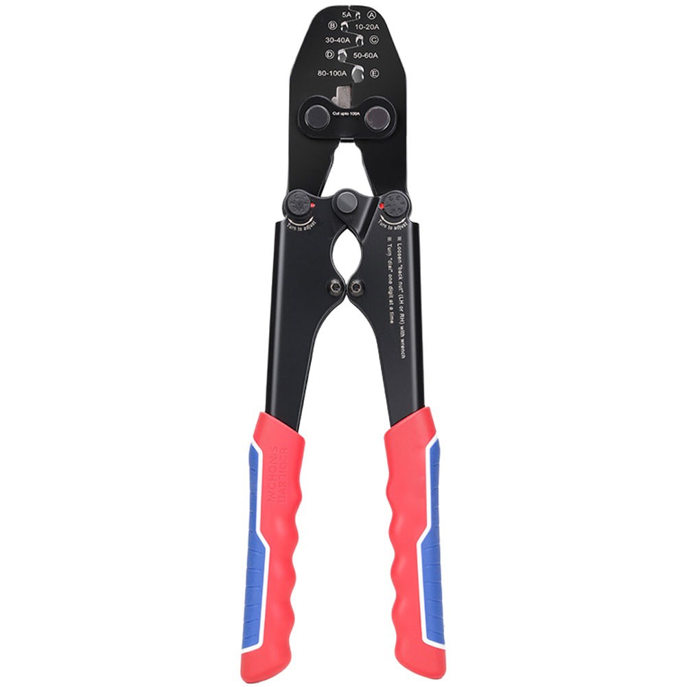 COMPACT ALUMINIUM SLEEVE Crimping Tool with Size Chart and Ergonomic ...