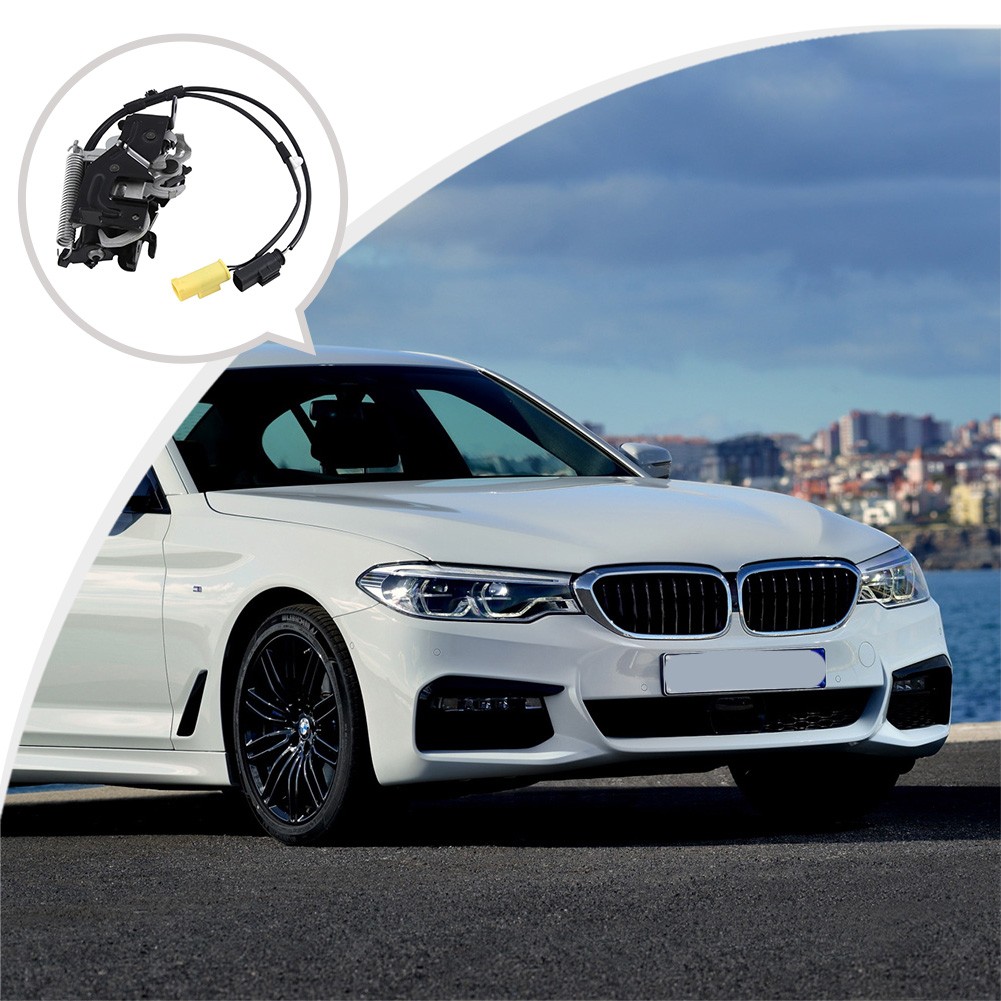 8 Series Left Side Head Cover Hood Lock Machine Buckle OEM 51237347410 ...