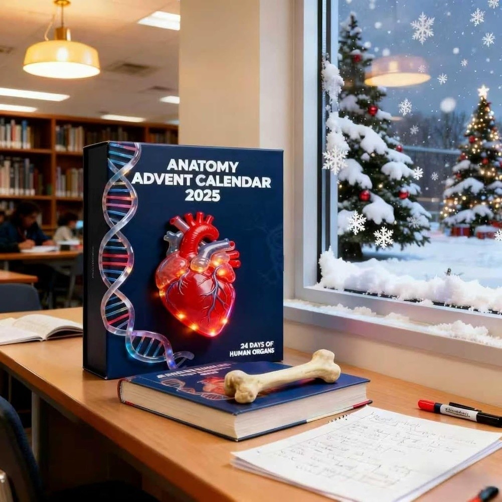 2025 HUMAN ANATOMY Advent Calendar with 24 Science Themed Body ...