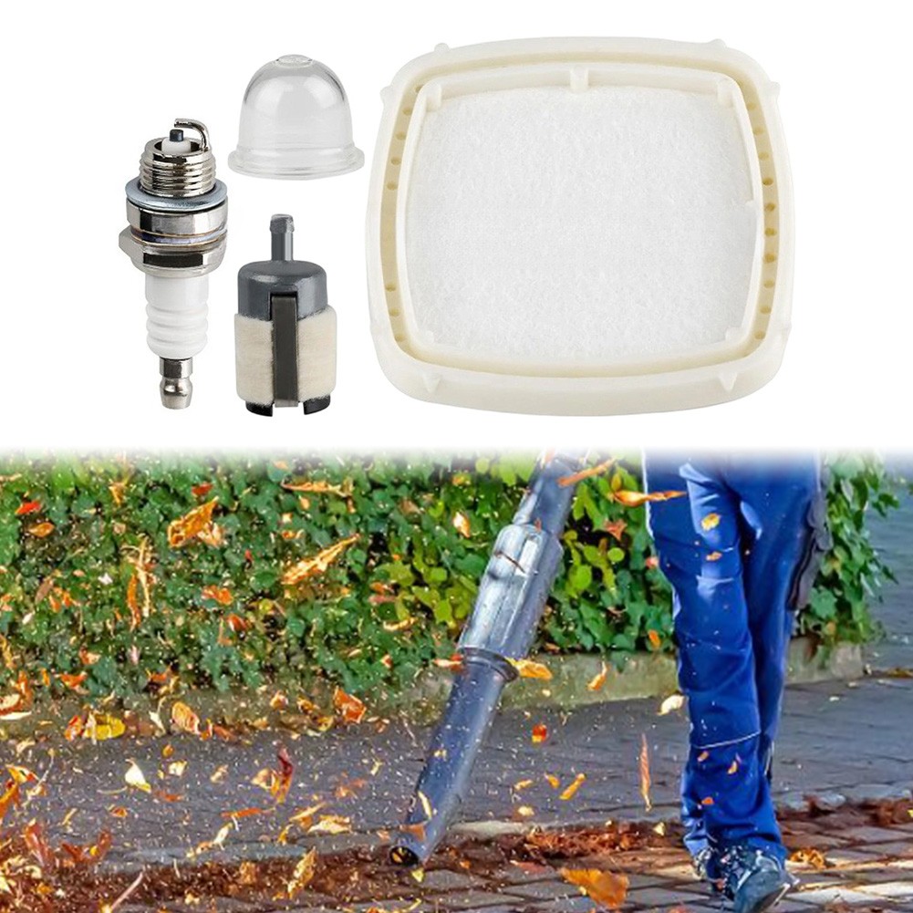 AIR FILTER KIT PB2520 for Leaf Blower Includes Oil Filter Sparkplug and ...
