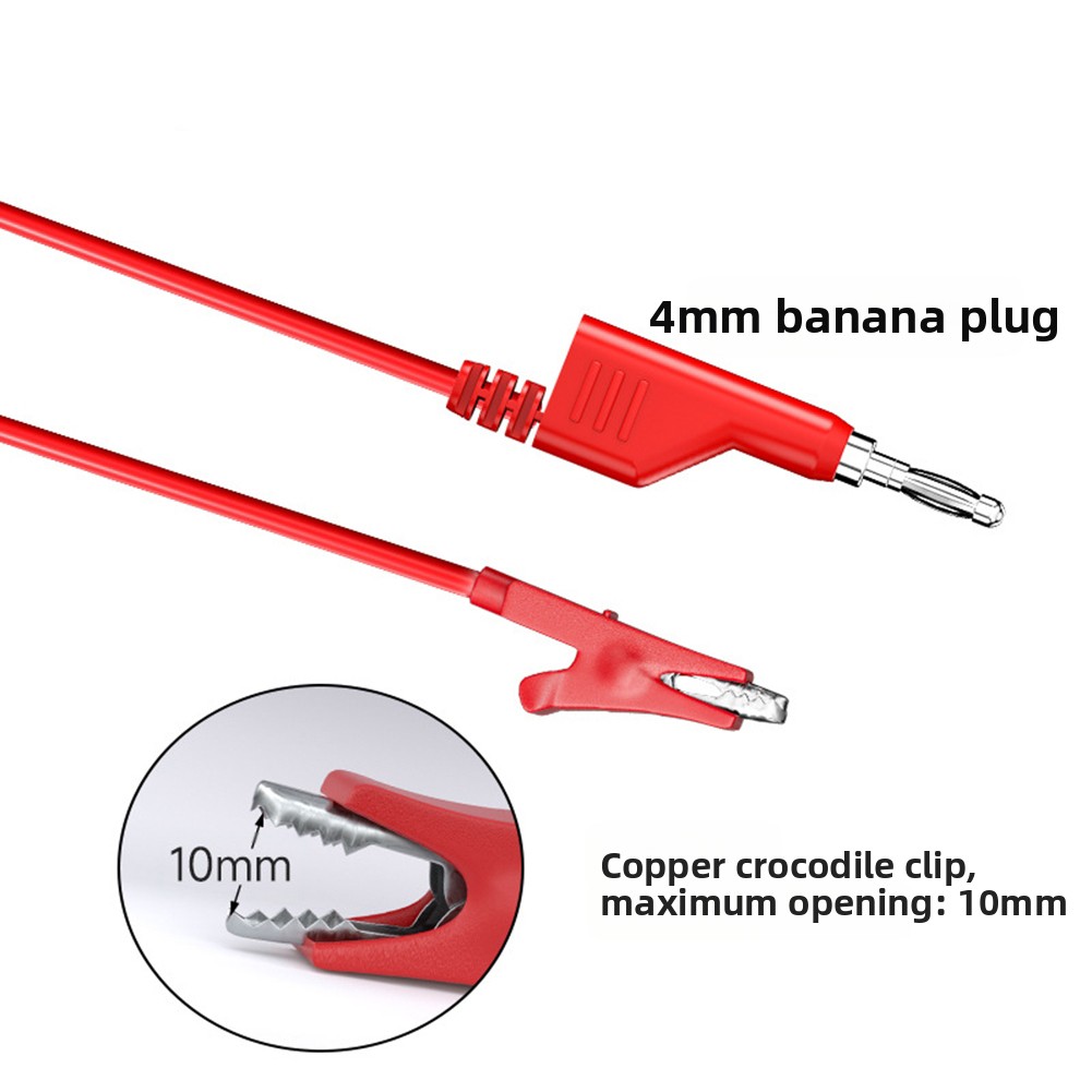 Test Wire Set Multimeter Leads Flexible PVC Insulation Nickel-plated ...
