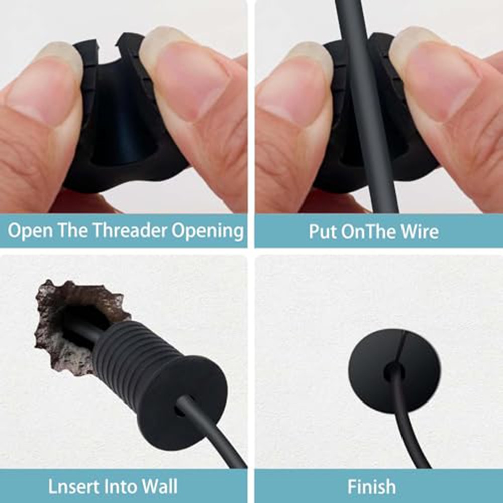 FOR STARLINK CABLE Routing Kit Silicone Cable Management Installation ...