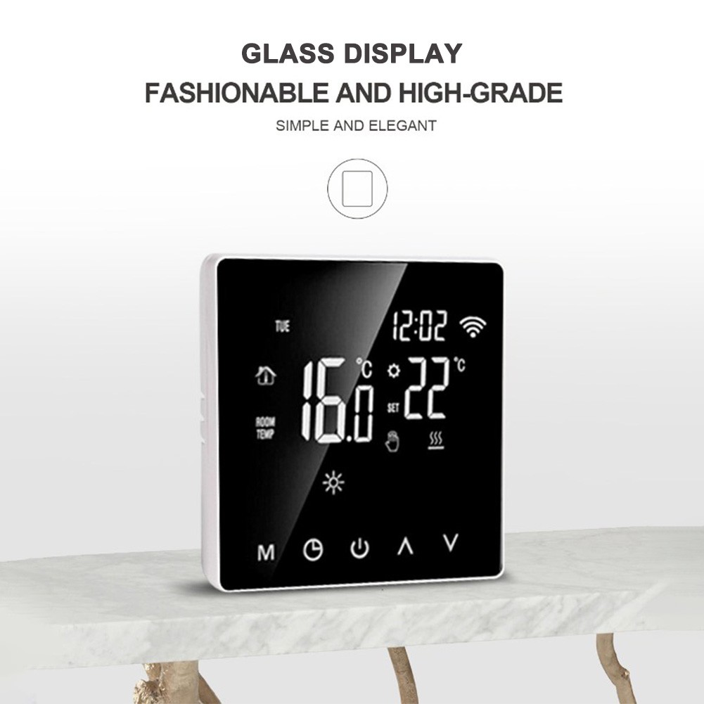 THERMISTOR CONTROL HOME Heating Smart LCD Thermostat Underfloor Heating ...