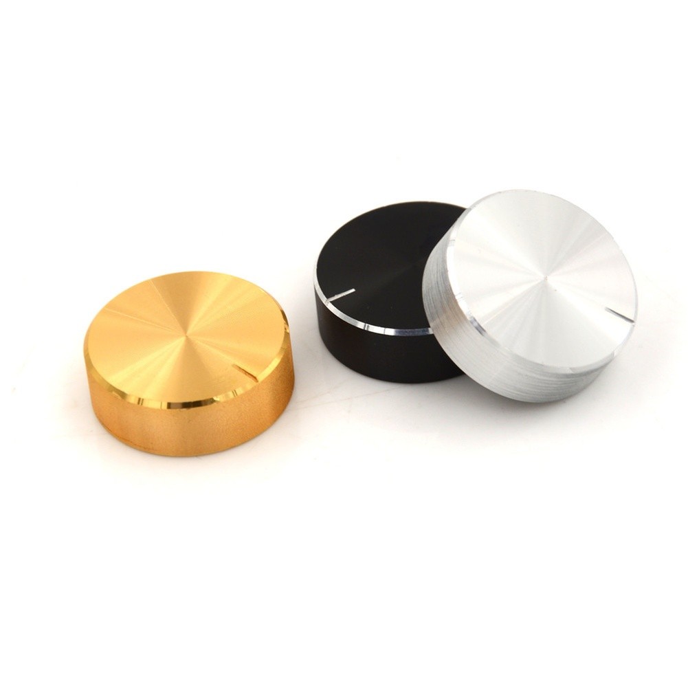 Volume Control Rotary Knob Black 30mm Diameter for 6mm Shaft ...