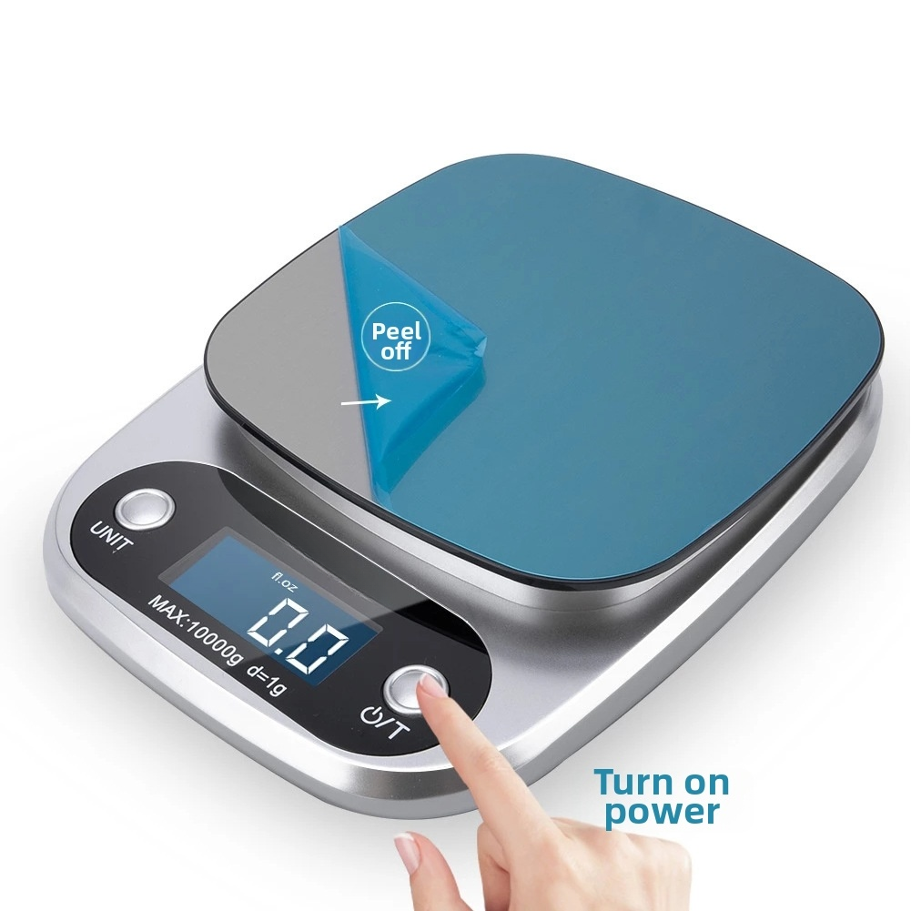 MEAL PREP DIGITAL Food Scale Tare Function Precision Sensors Clear ...
