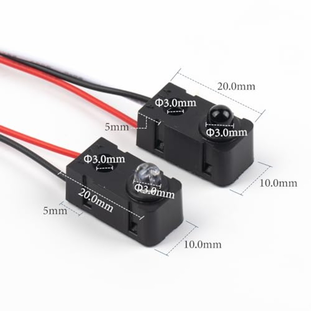 5 PIECES FOR IR Break Beam Sensor Module 3MM LEDs for Accurate Motion ...