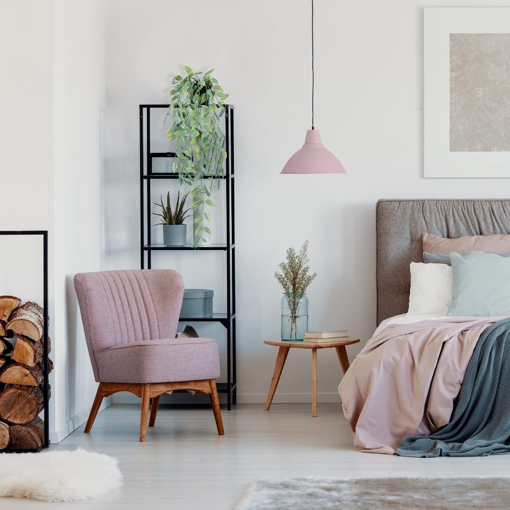 Mandala Leaves Artificial Small Potted Plants Faux Greenery for Room ...