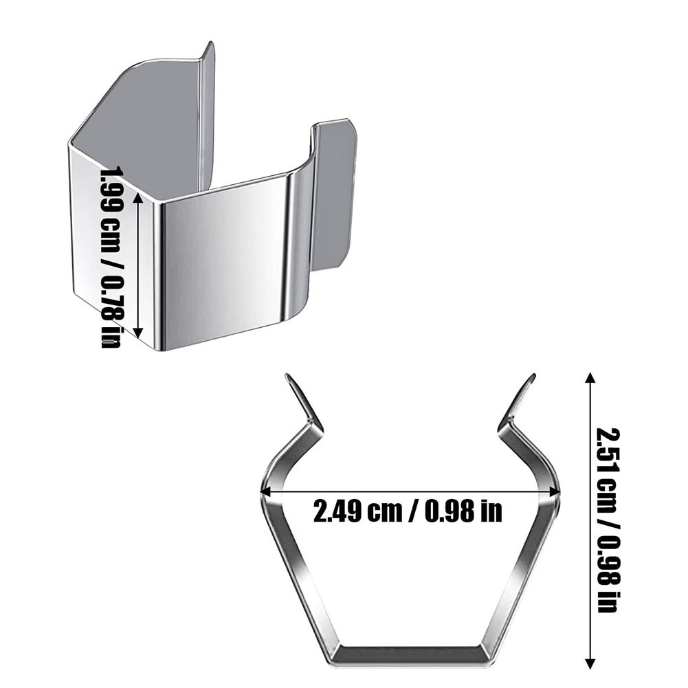 20 PACK SCREEN Door Installer Clips Metal Clips for Window Screen ...