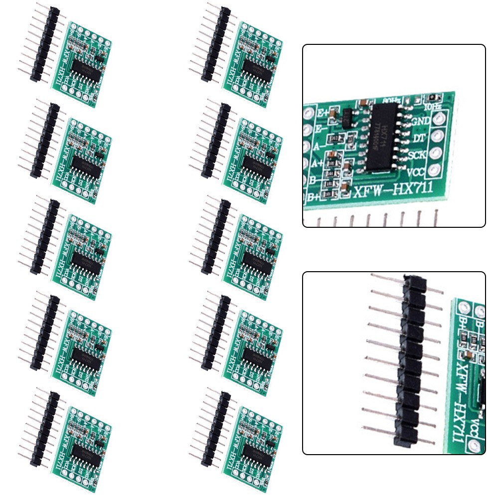 10PCS HX711 DUAL Input Load Cell Sensor Modules Designed for Arduino ...