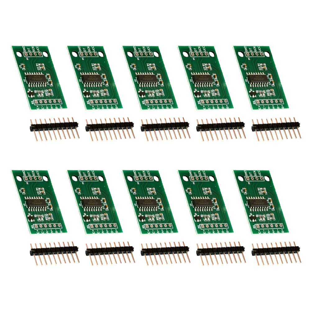 10PCS HX711 DUAL Input Load Cell Sensor Modules Designed for Arduino ...