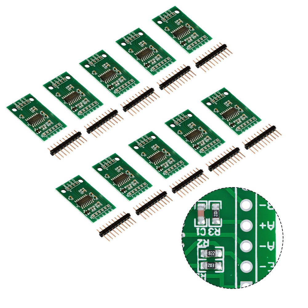 10PCS HX711 DUAL Input Load Cell Sensor Modules Designed for Arduino ...