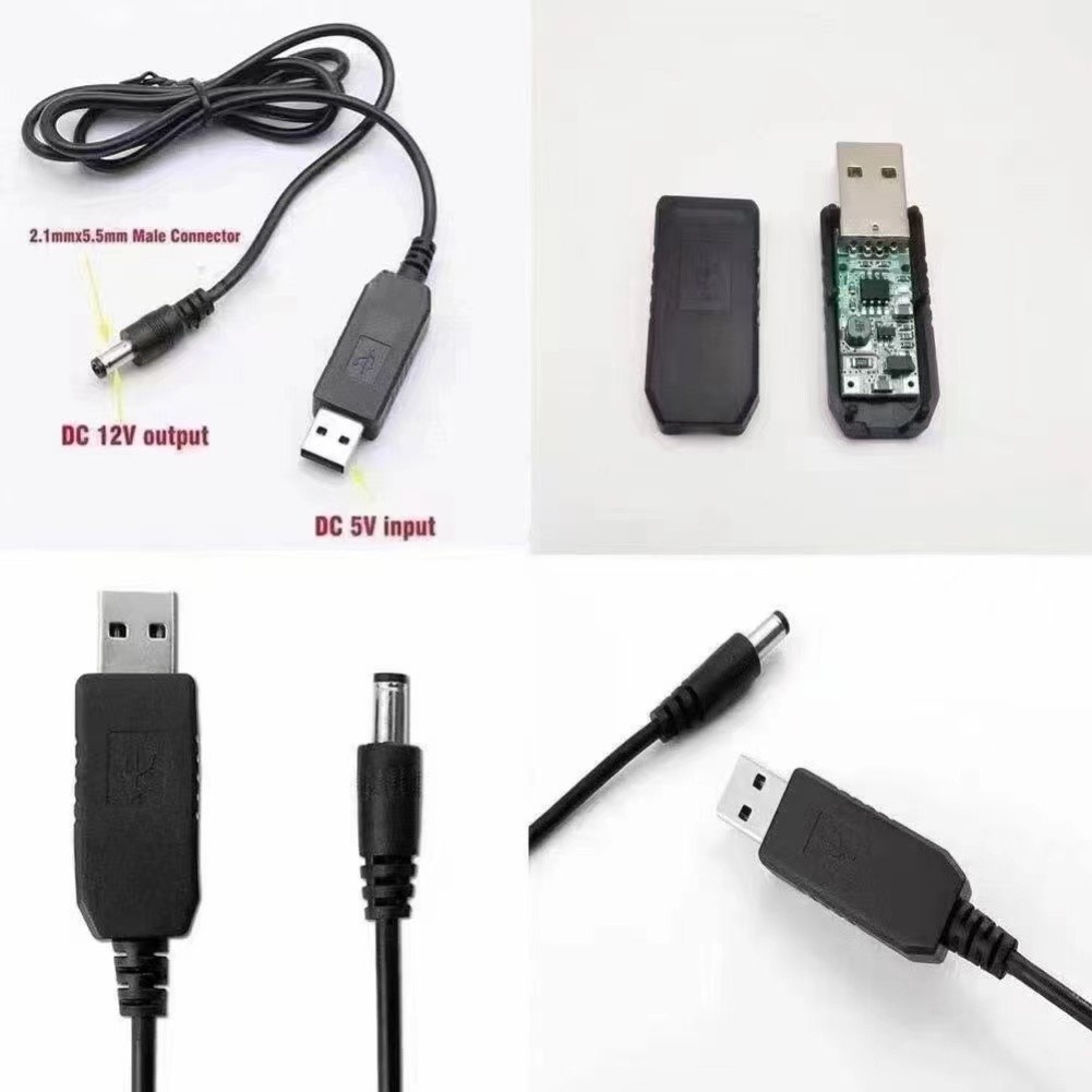 DC CONVERSION HEADS For Travel USB Boost Cable Rubber ABS Construction ...