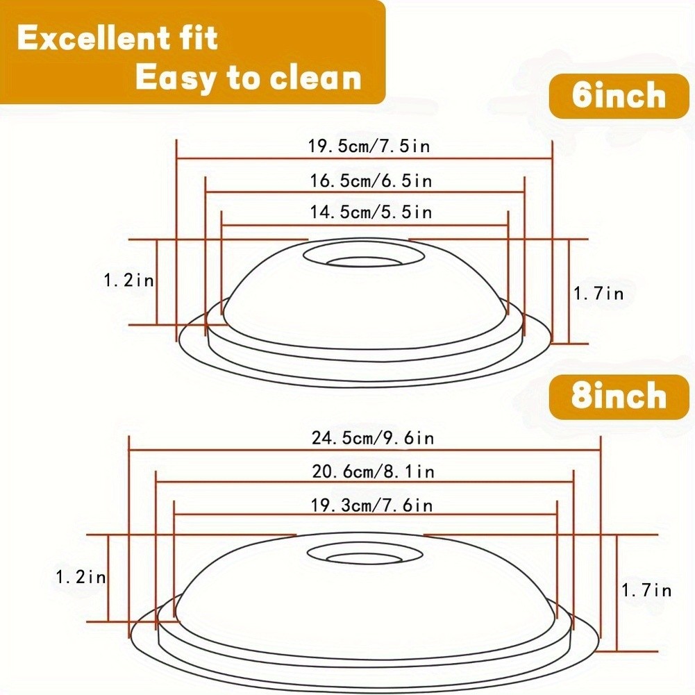 CHROME PLATED IRON Stove Drip Bowl 6 Inch 8 Inch Oil Pan Easy to Clean ...
