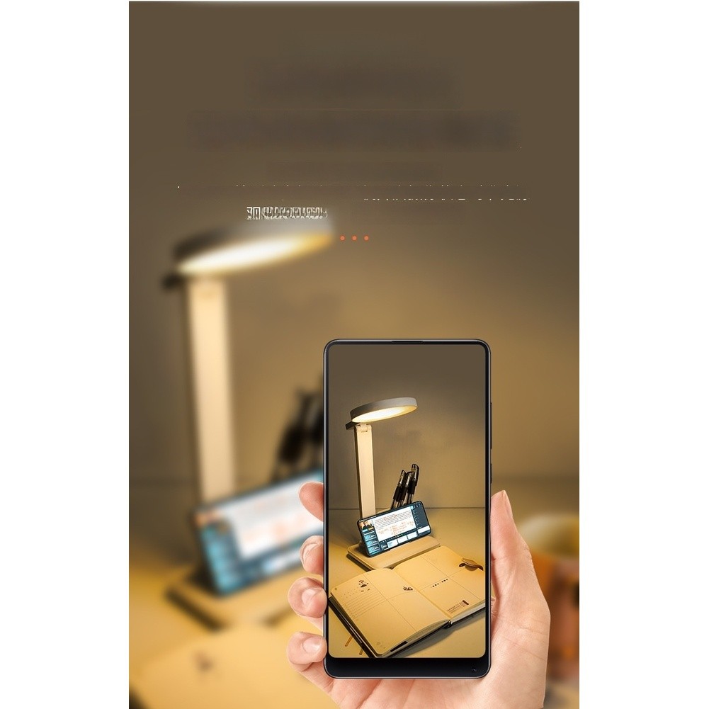 LED TOUCH DESK Lamp with Adjustable Brightness Foldable Study Light AA ...
