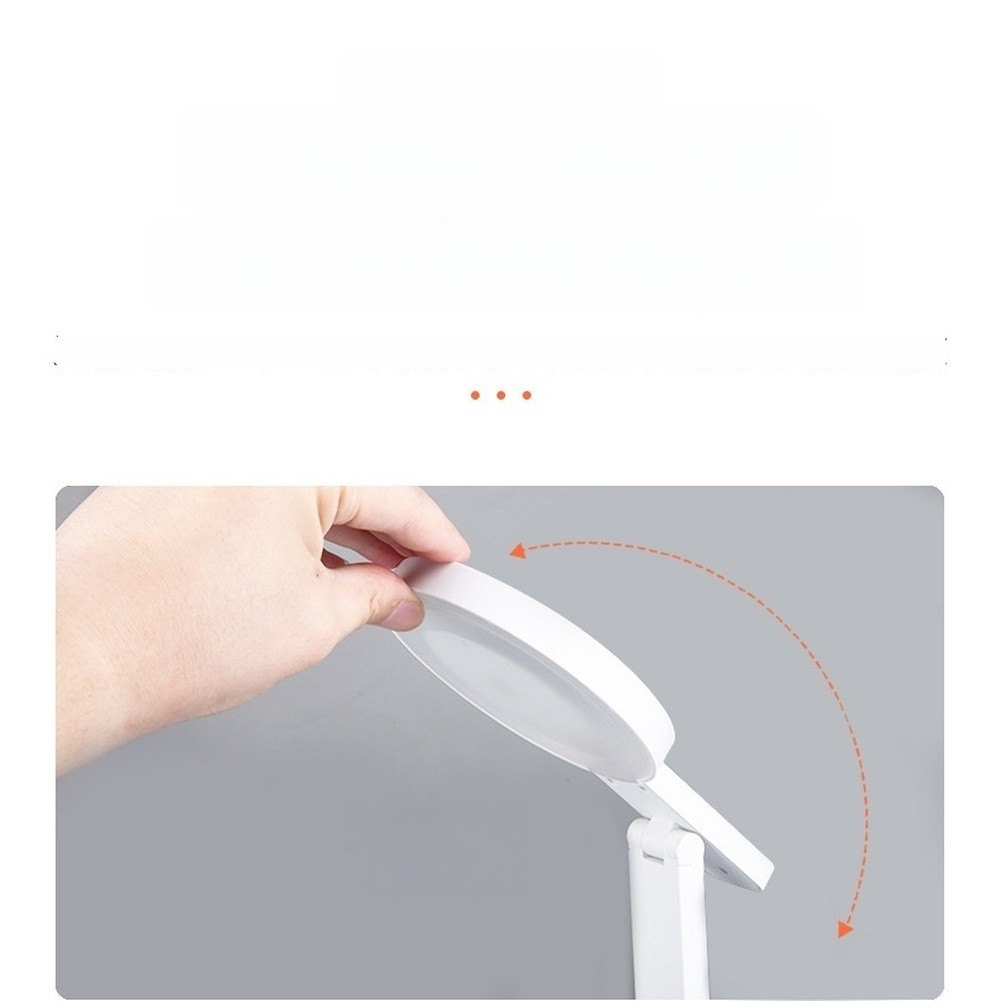 LED TOUCH DESK Lamp with Adjustable Brightness Foldable Study Light AA ...