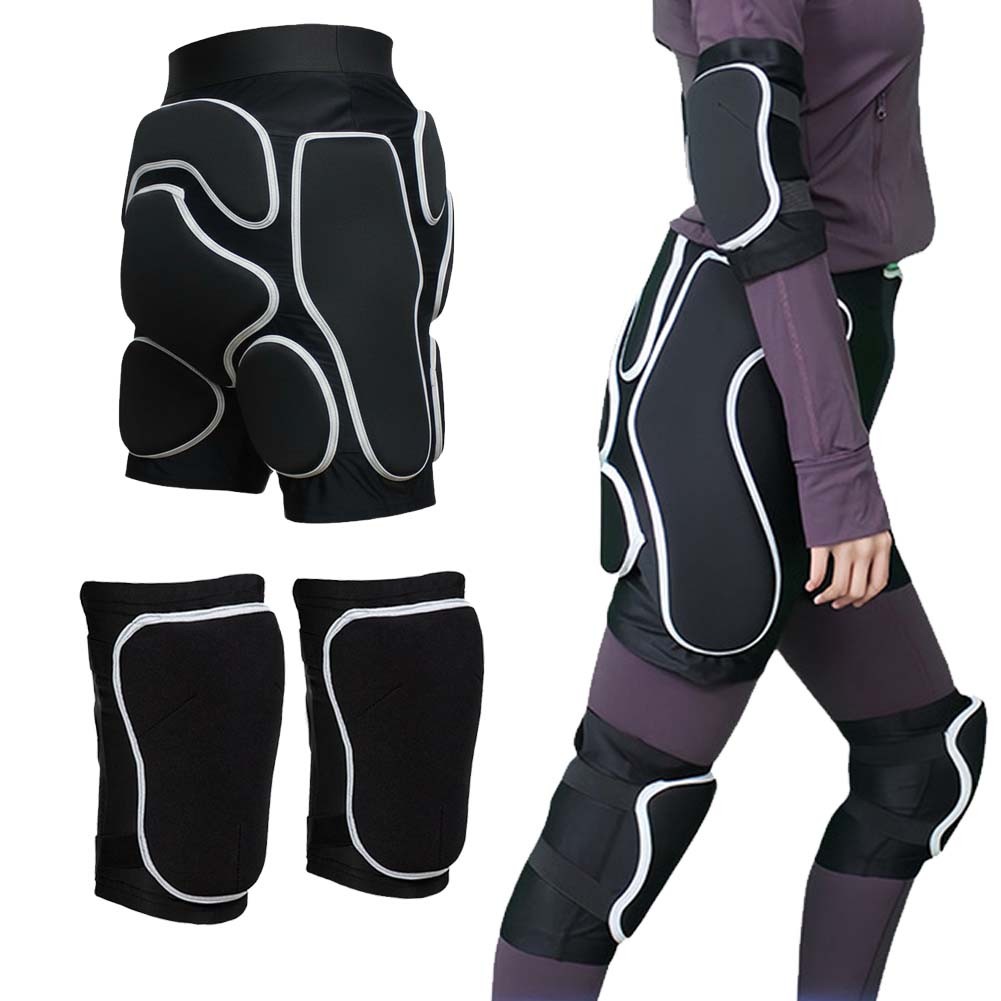 SKI HIP PROTECTOR Buttock Pads Heat-pressed EVA Padding Shock ...