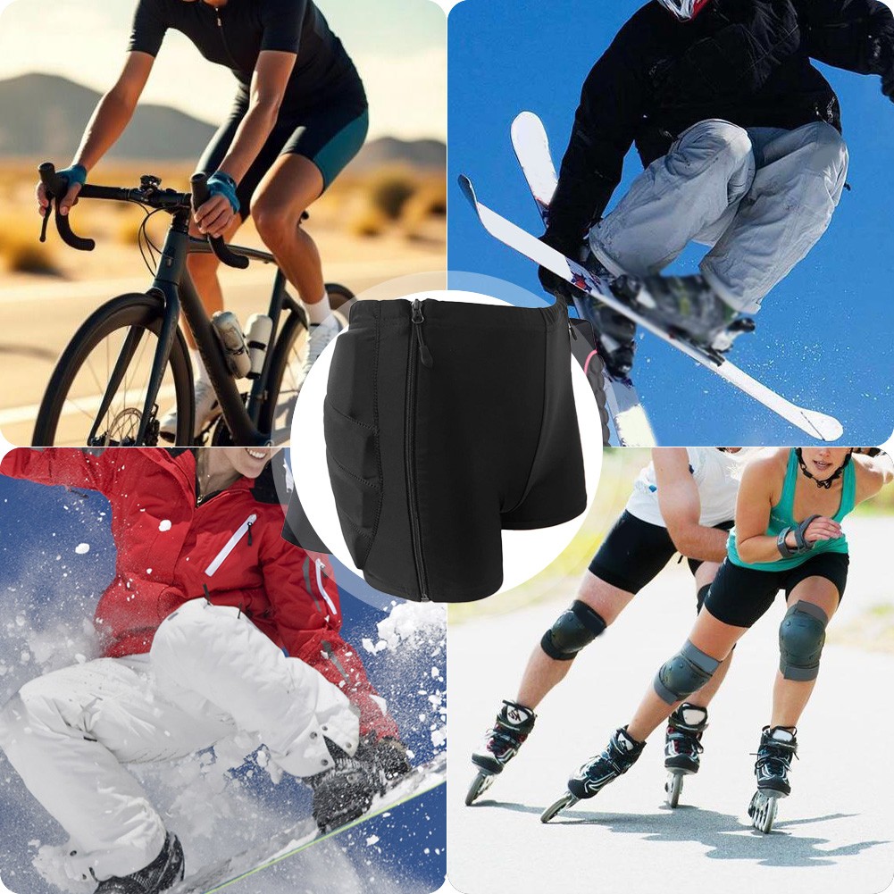 ANTI FALL SKI Hip Protecting Shorts for Ice Skating and Snowboarding ...