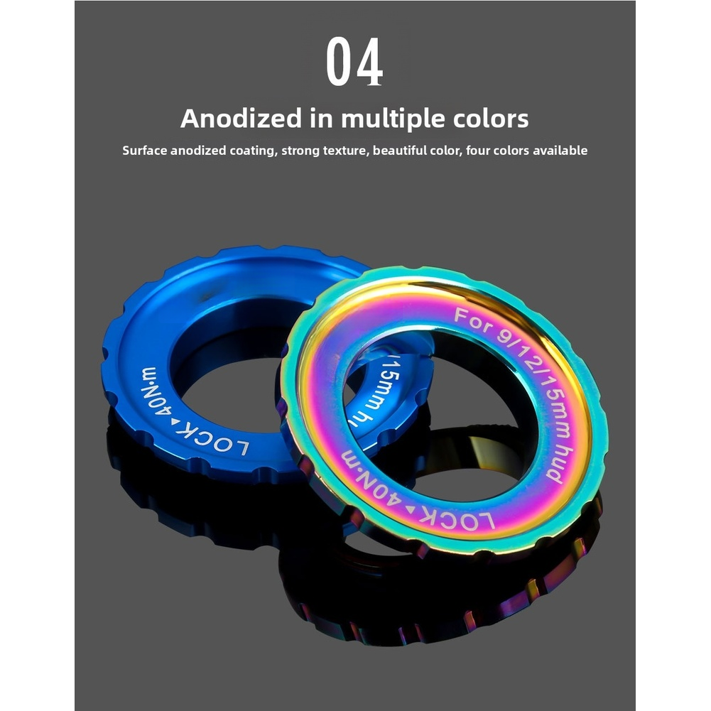 SIX BOLT DISC Brake Adapter for Mountain Road Bikes Center Lock ...