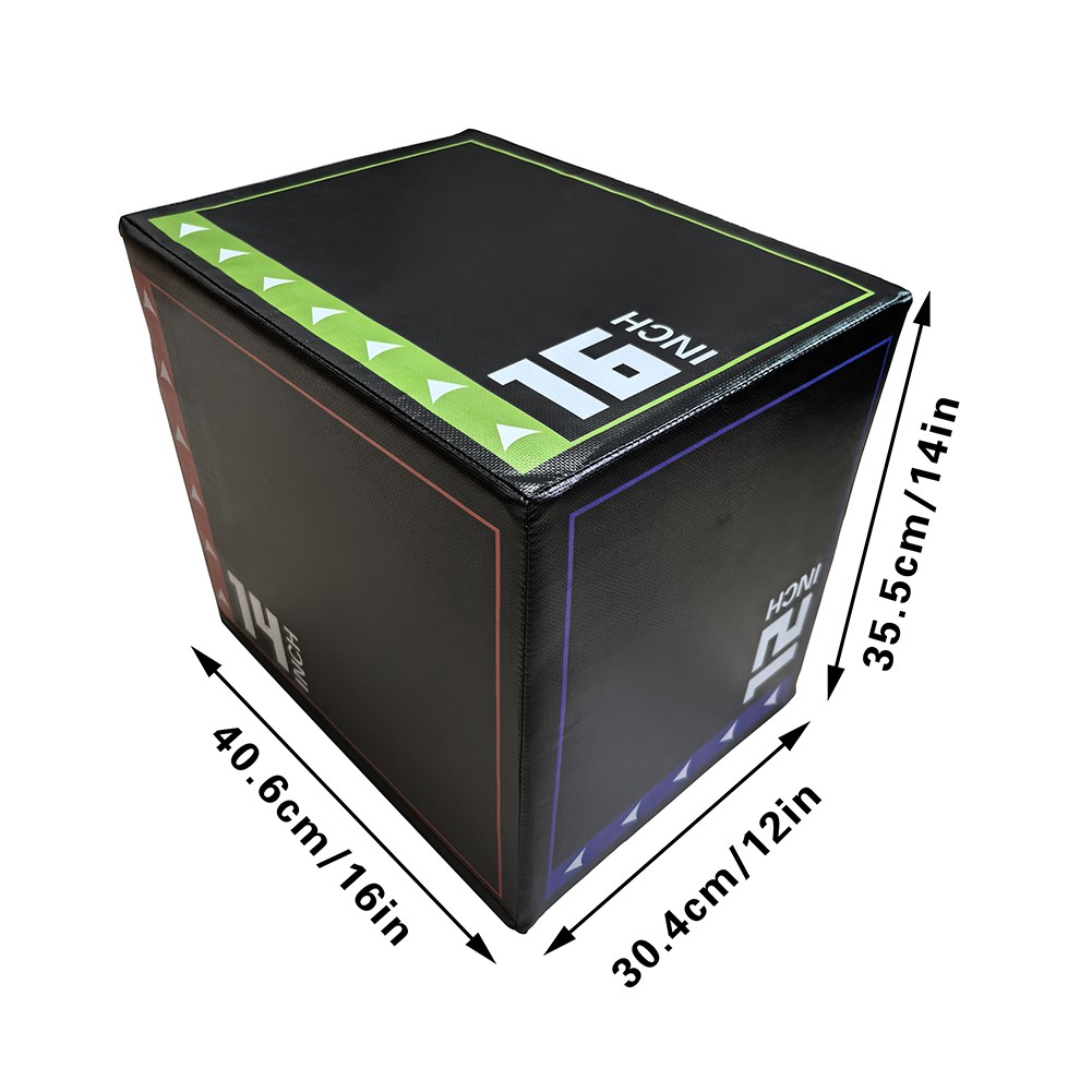 PLYOMETRIC FOAM BOX Shock-absorbing Inner Liner High-density Foam Core ...