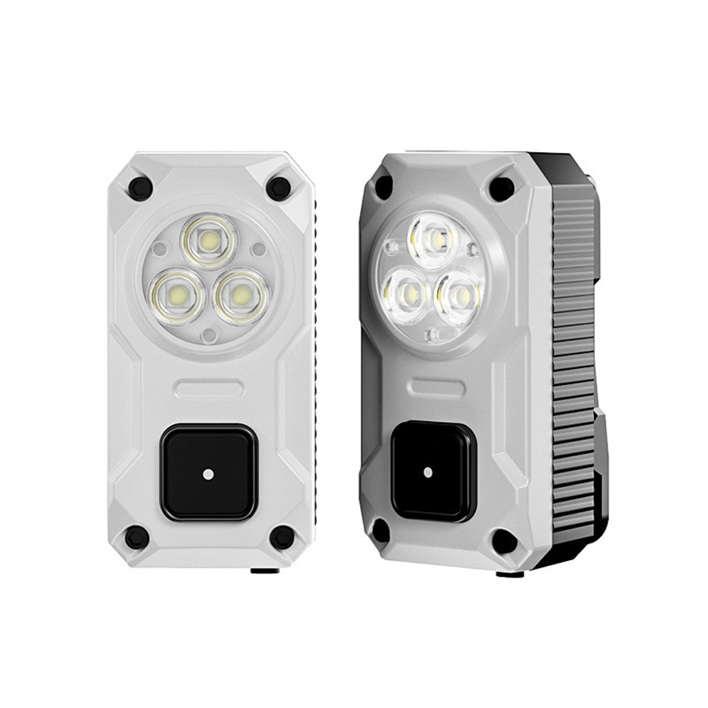 PORTABLE WORK LIGHT Type-C Charging Strong Back Magnet Three Light ...
