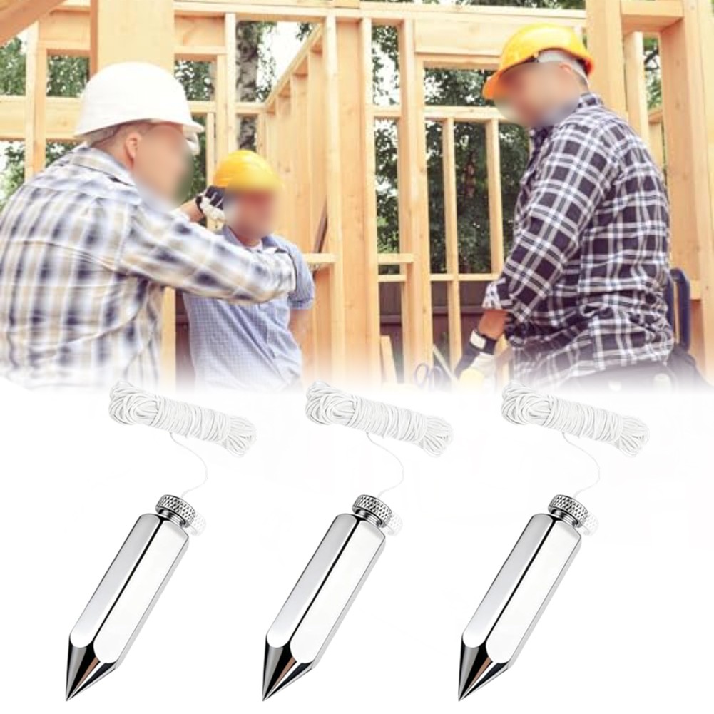 Sechskant Plumb Bob Präzisionsausricht Baustelle kaltgewalzter Stahl ...