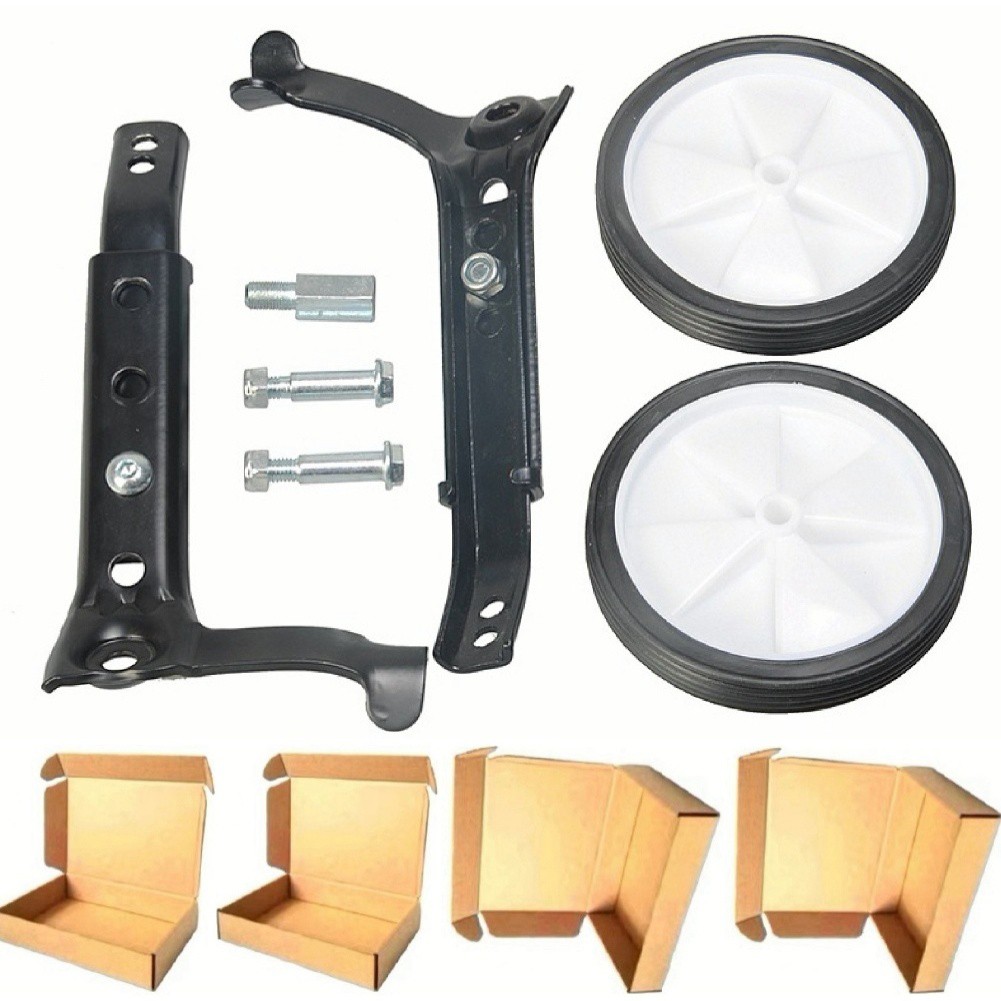 SCREW KIT TRAINING Wheels Bike Stabilizers Adjustable Height Non-slip ...