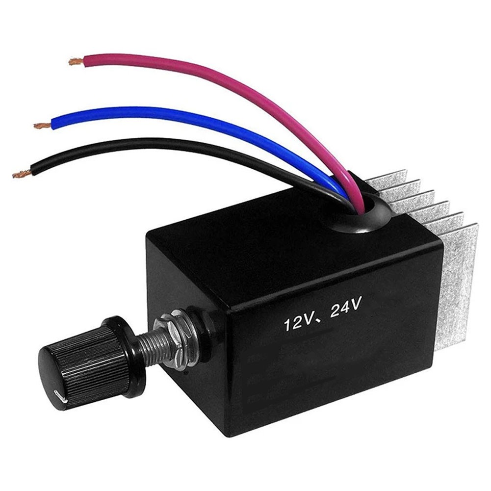 DC MOTOR CONTROLLER 12V/24V Compatible Clear Wiring Guide Plastic ...