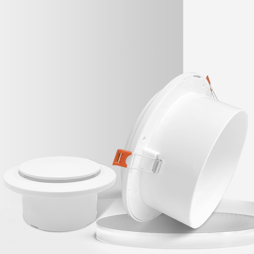 REMOVABLE MESH SCREEN Round Ceiling Vent ABS Diffuser Adjustable ...