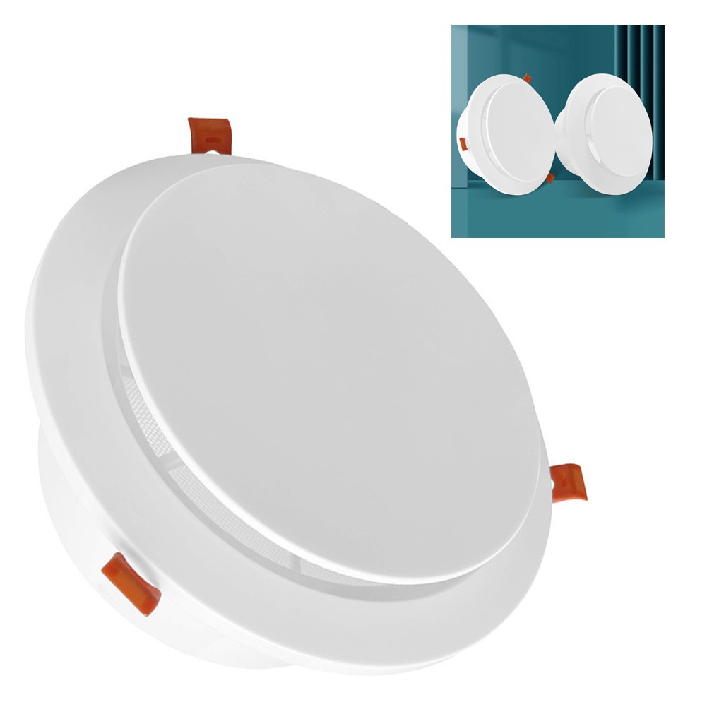 CEILING AIR DIFFUSER ABS Round Vent with Adjustable Panel Removable ...