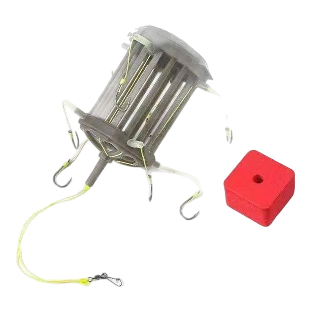 Fishing String Hook Bait Holder 8 Hooks for Carp Silver Carp Bighead ...