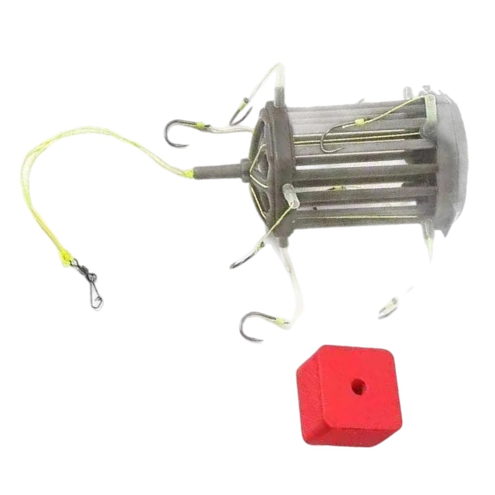 Fishing String Hook Bait Holder 8 Hooks for Carp Silver Carp Bighead ...