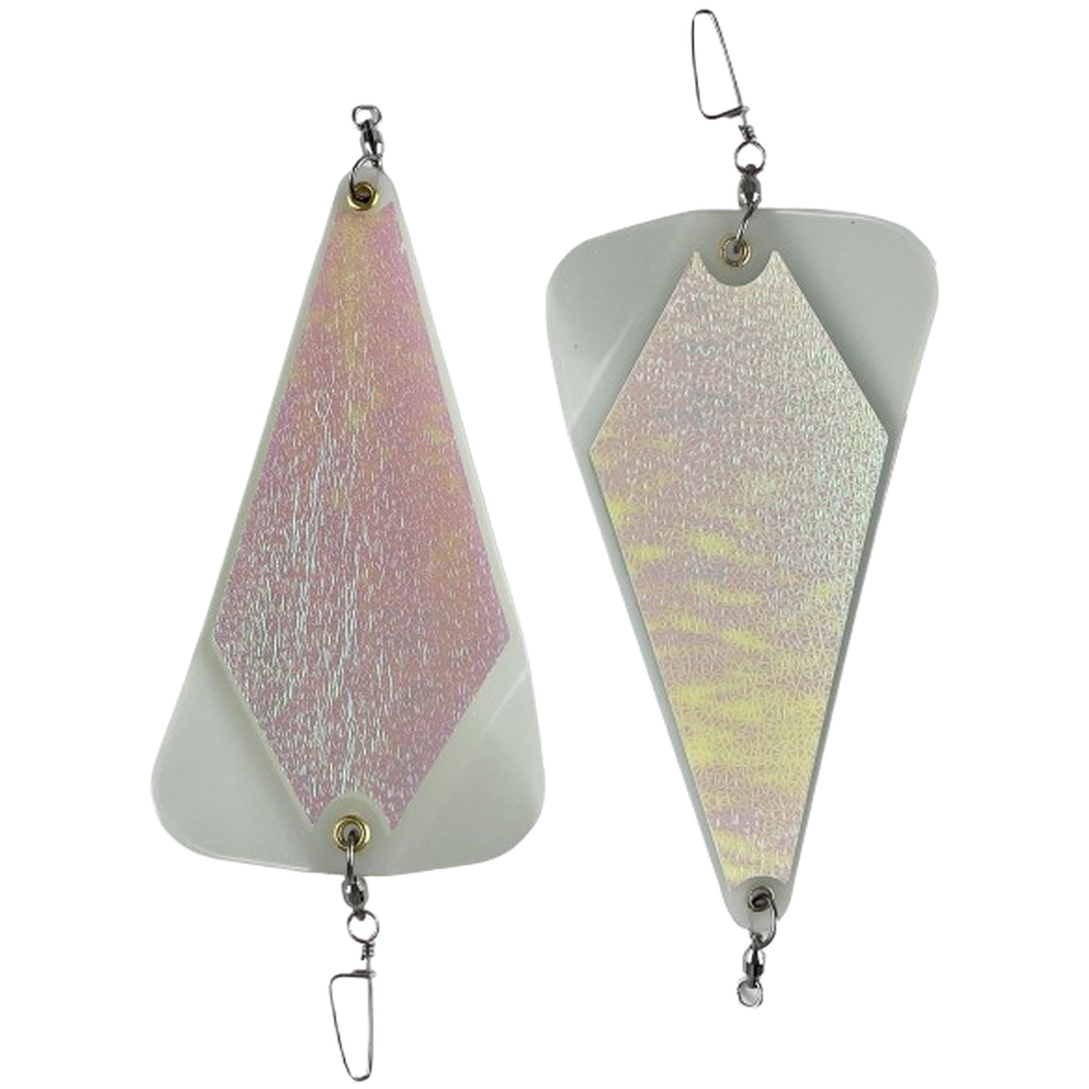 ABS Triangular Trolling Paddle 20cm with High Visibility Glow Stickers ...