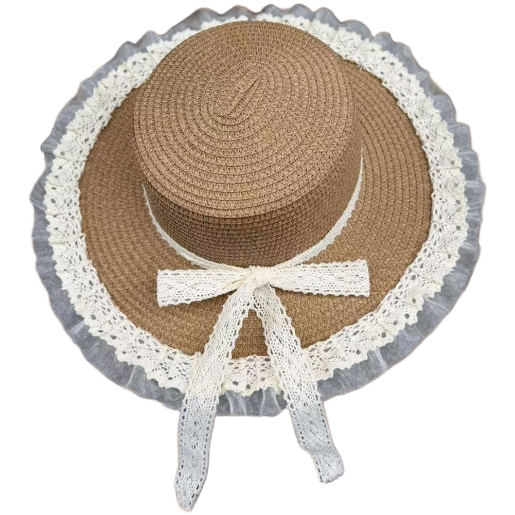 For Spring To Fall Womens Straw Hat For Holiday Trips Stylish Large ...